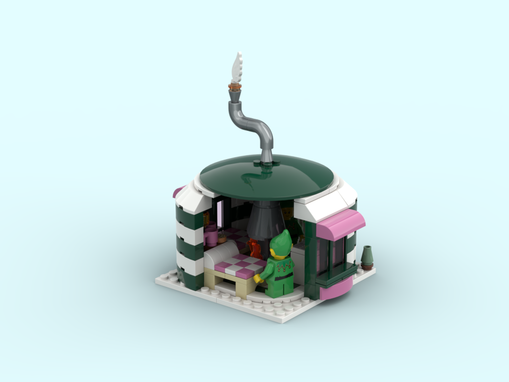 LEGO MOC Winter Village Elf Yurt by CareBearBrick | Rebrickable - Build ...