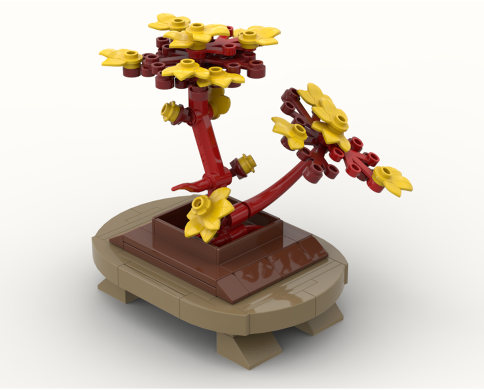 LEGO MOC-232248 micro red bonsai for micro pot by Buonsaista ...