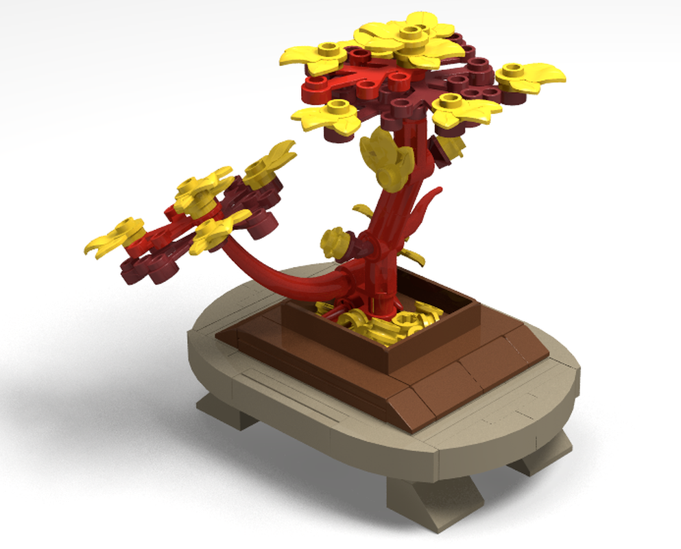 LEGO MOC-232248 micro red bonsai for micro pot by Buonsaista ...