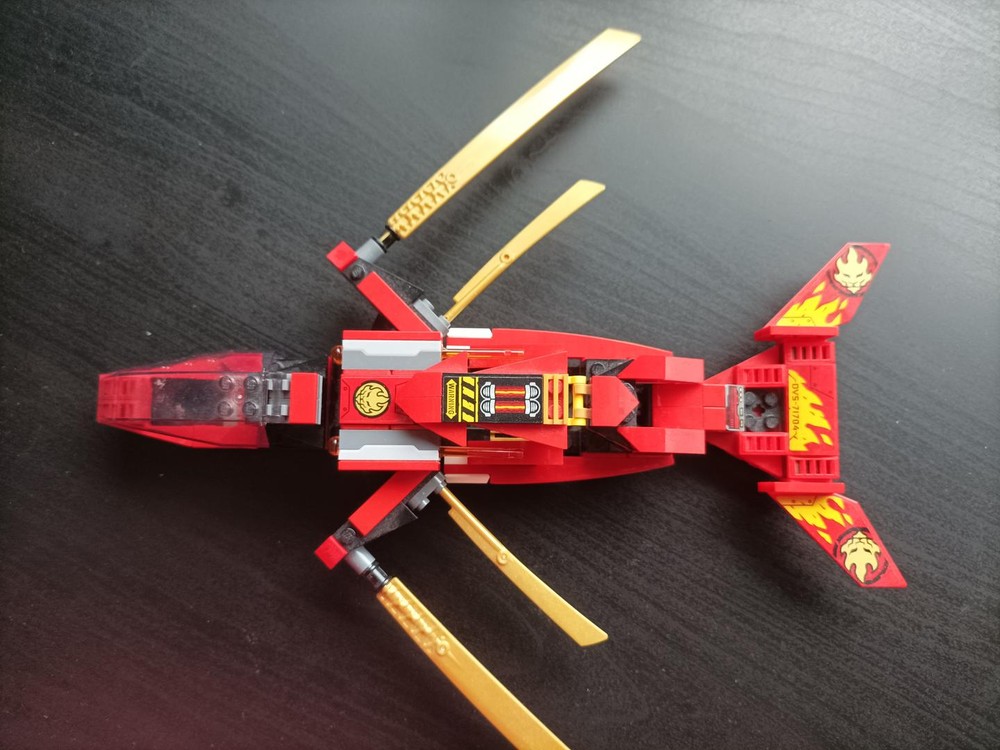 LEGO MOC Kai's Jet by Vilzu | Rebrickable - Build with LEGO