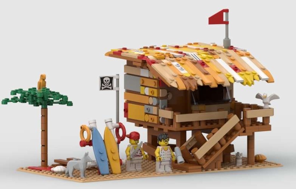 LEGO MOC Pirate shack by Bricks Motion Studio | Rebrickable - Build ...