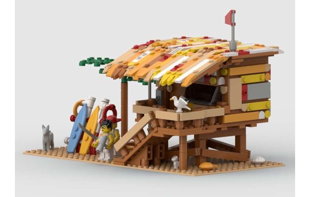 LEGO MOC Pirate shack by Bricks Motion Studio | Rebrickable - Build ...