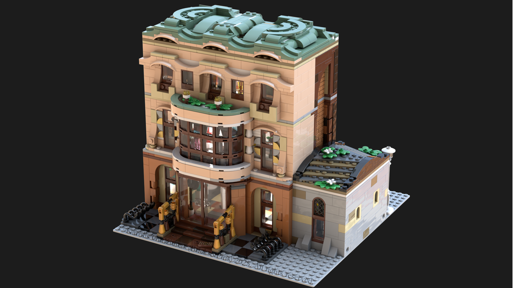 LEGO MOC-232291 Boutique Guesthouse - Alternate Build of Boutique Hotel ...
