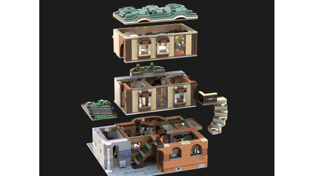 LEGO MOC-232291 Boutique Guesthouse - Alternate Build of Boutique Hotel ...