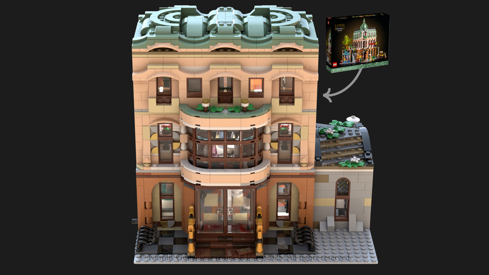 LEGO MOC-232291 Boutique Guesthouse - Alternate Build of Boutique Hotel ...