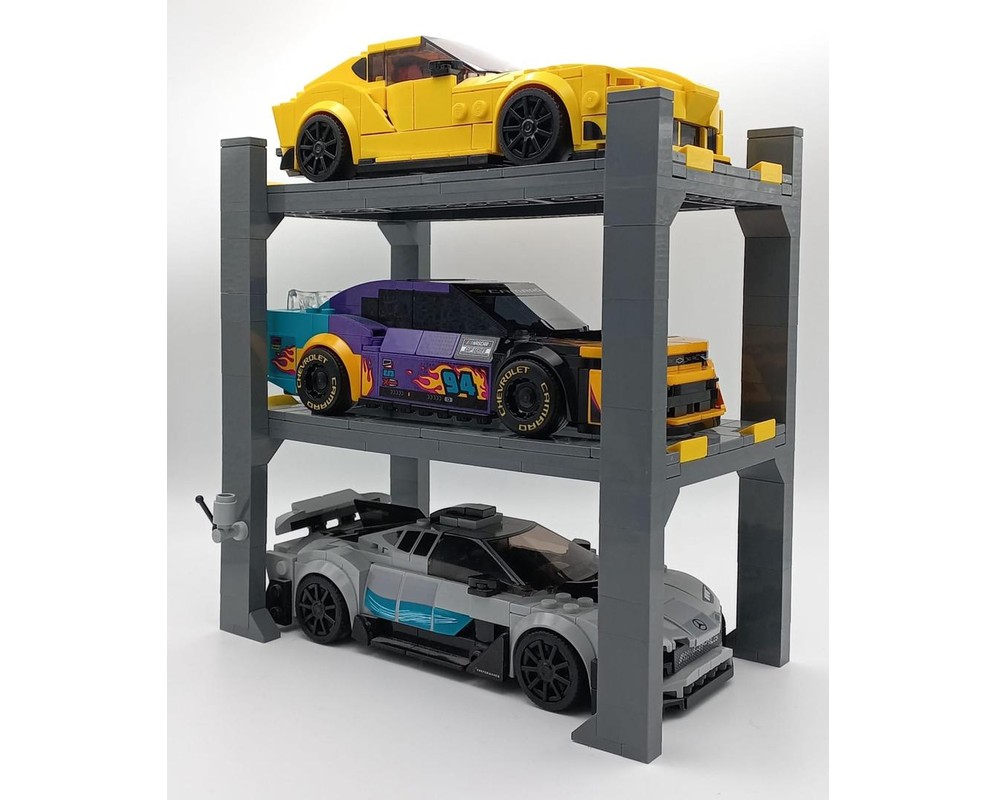 LEGO MOC-232292 Car Stacker Lift by Alico64 | Rebrickable - Build with LEGO