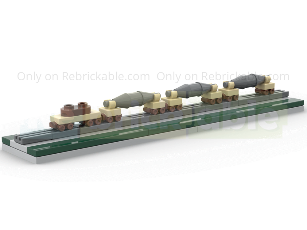 LEGO MOC µ-Size Train : Torpedo Transporter Wagon for Melted Steel ...