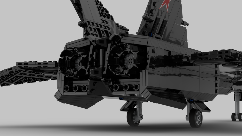 LEGO MOC-232309 1:35 Scale MiG-31 Firefox by HandSolo99 | Rebrickable ...