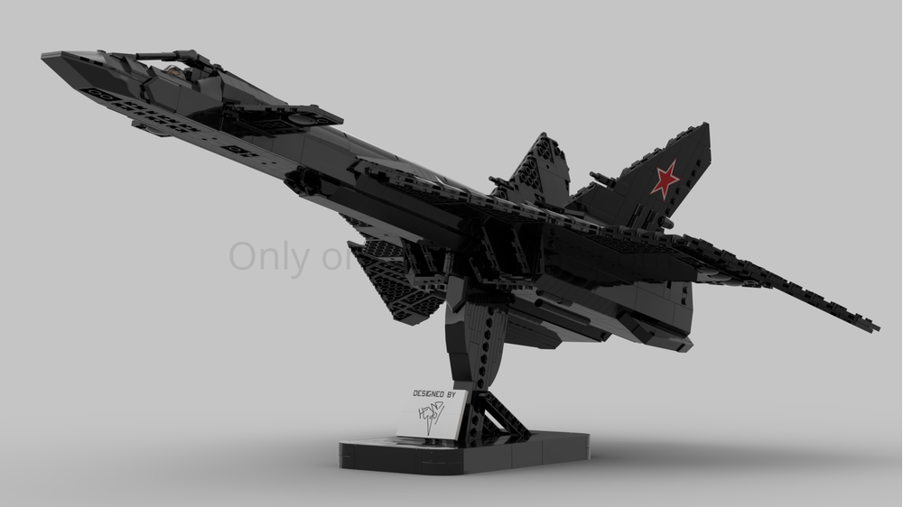 LEGO MOC-232309 1:35 Scale MiG-31 Firefox by HandSolo99 | Rebrickable ...