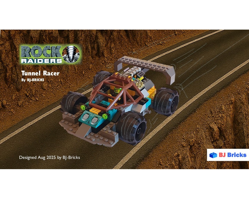 LEGO MOC Rock Raiders - Tunnel Racer (MOC) (Alt. Build of 4970 Chrome ...
