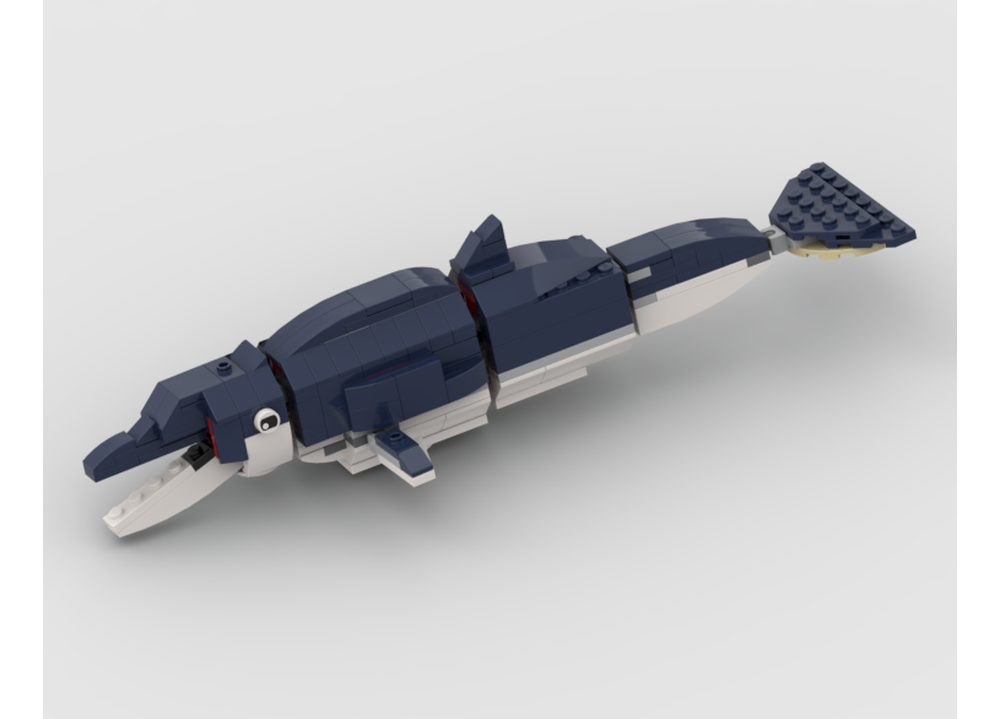 LEGO MOC strap-toothed whale by IdeasBricks | Rebrickable - Build with LEGO