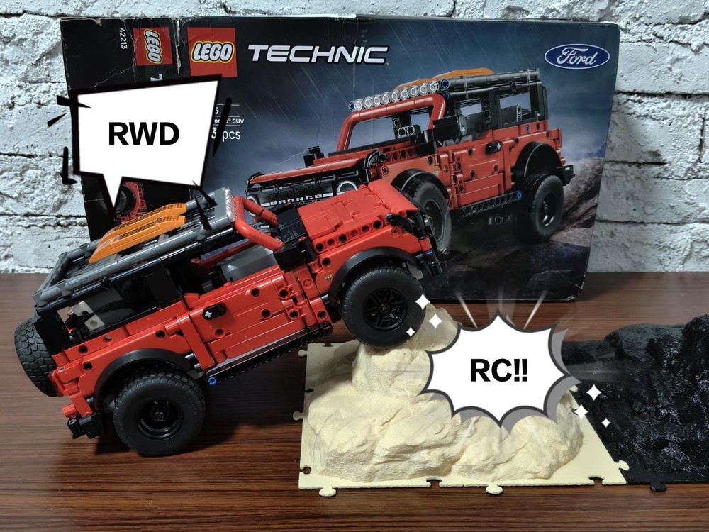 LEGO MOC-232333 [Free MOC] RC RWD 42213 by SeanSilver98 | Rebrickable ...