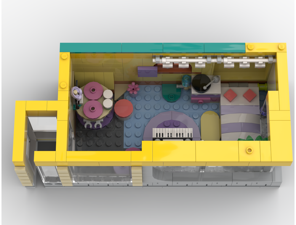 LEGO MOC-232335 Heartlake Apartments - Paisley's Floor - Compatible ...