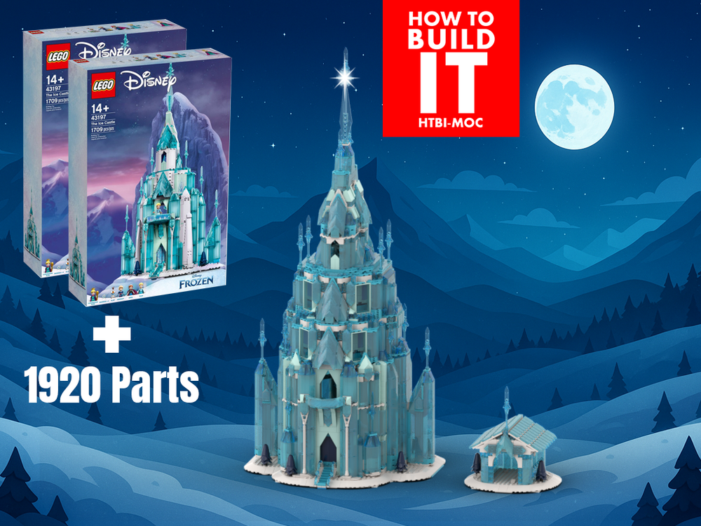 LEGO MOC-232345 Ice Castle by gabizon | Rebrickable - Build with LEGO