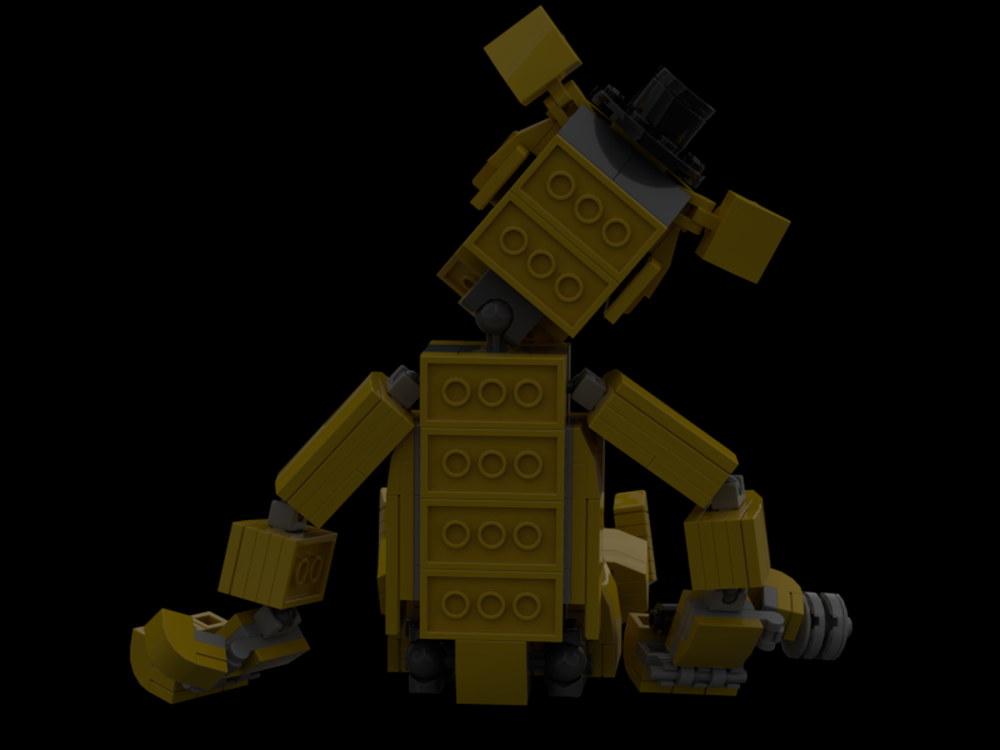 LEGO MOC Golden Freddy FNAF MOC by CzerstwyChleb | Rebrickable - Build ...