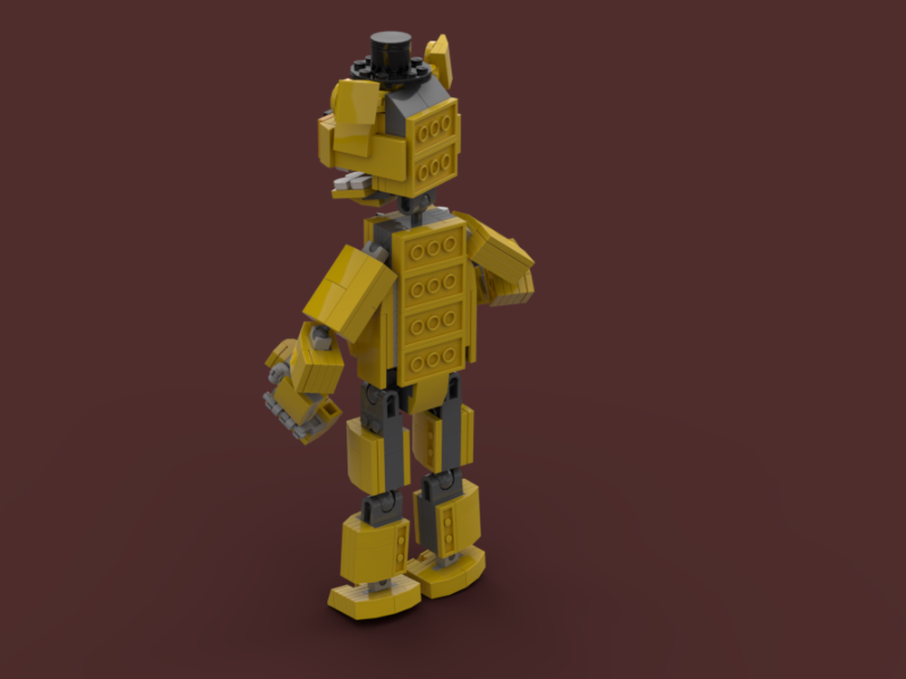 LEGO MOC Golden Freddy FNAF MOC by CzerstwyChleb | Rebrickable - Build ...