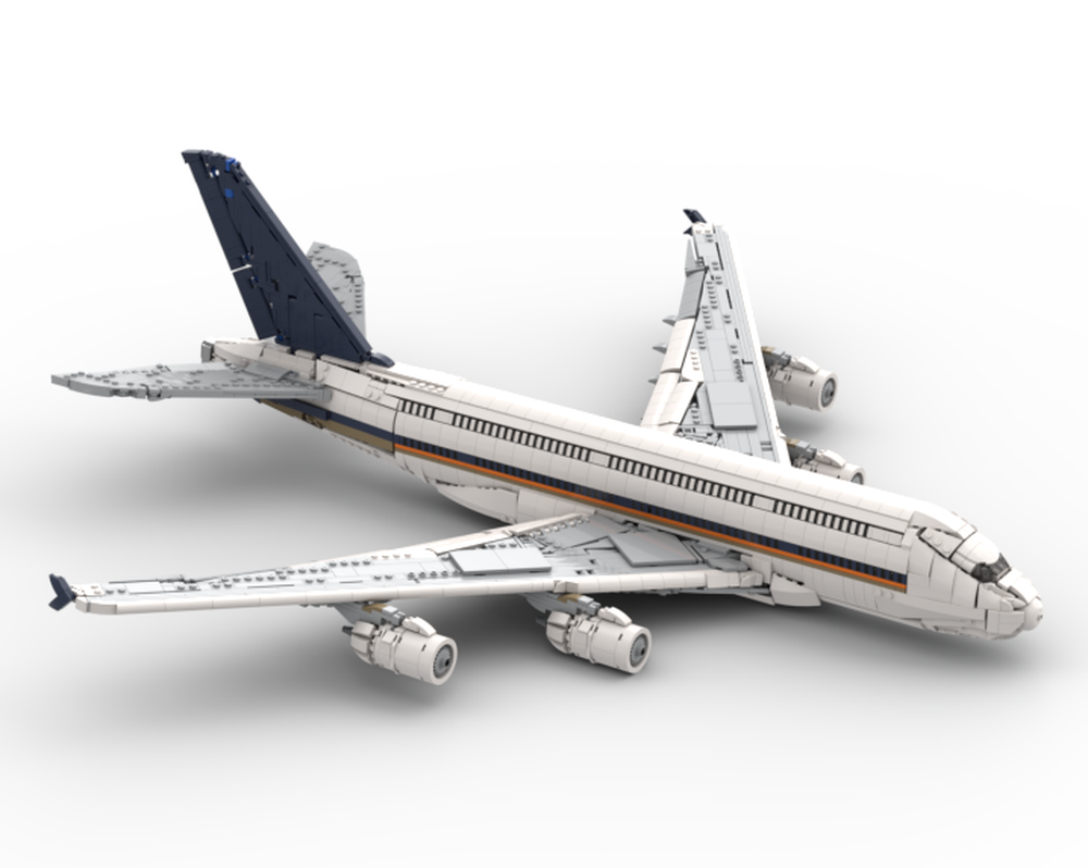 LEGO MOC Singapore Airlines A380 by ryangc_productions | Rebrickable ...