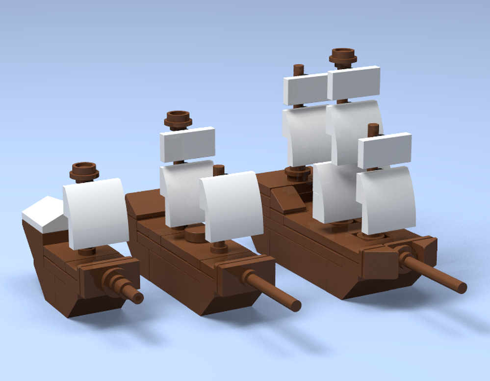 LEGO MOC Sea of Thieves - Galleon, Brigantine, and Sloop Mini-Builds by ...