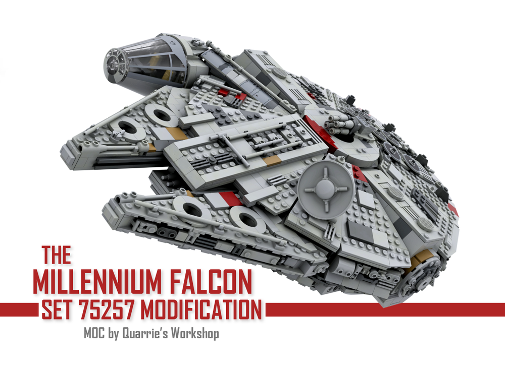 LEGO MOC-232389 Corellian YT-1300 Freighter by Quarries Workshop ...
