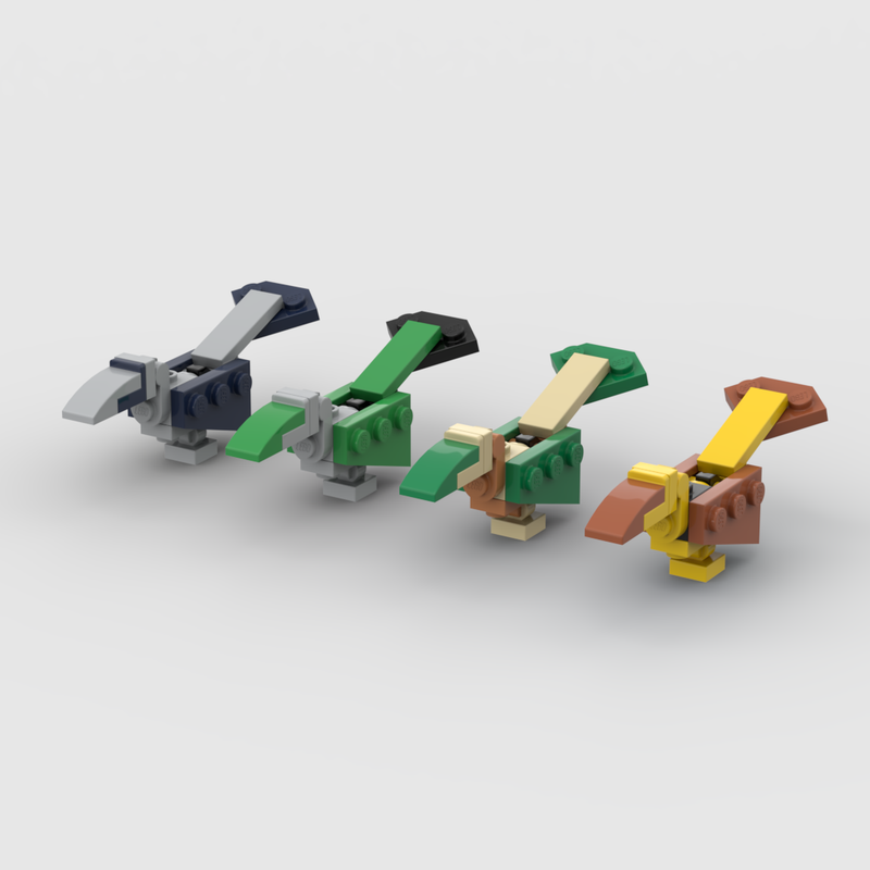 LEGO MOC Accurate JW Velociraptor pack by WinterGecko | Rebrickable ...