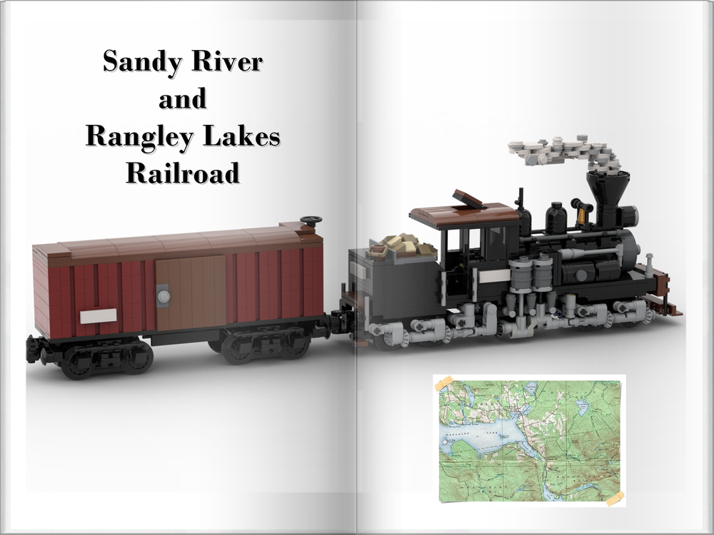 LEGO MOC-232407 Sandy River and Rangley Lakes 20T Shay by mDaro ...