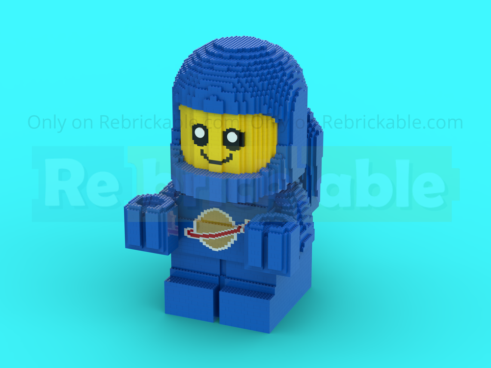 LEGO MOC-232410 Supersized Classic Blue Space Baby Sculpture by ...