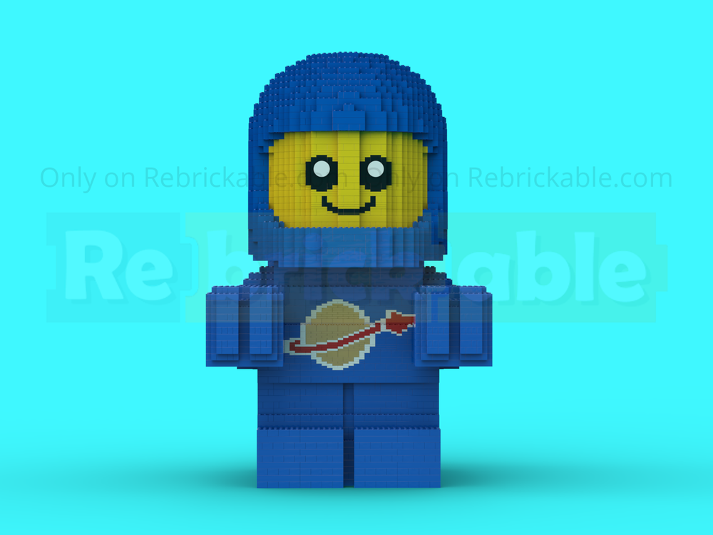 LEGO MOC-232410 Supersized Classic Blue Space Baby Sculpture by ...