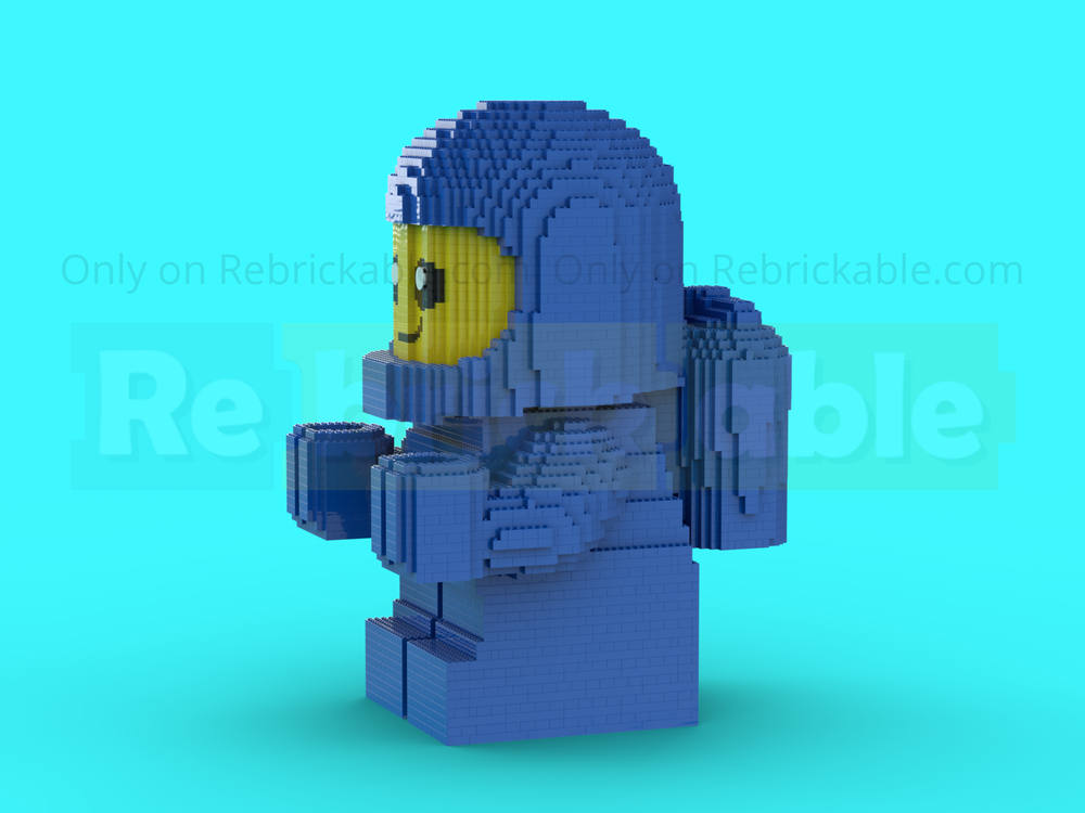 LEGO MOC-232410 Supersized Classic Blue Space Baby Sculpture by ...