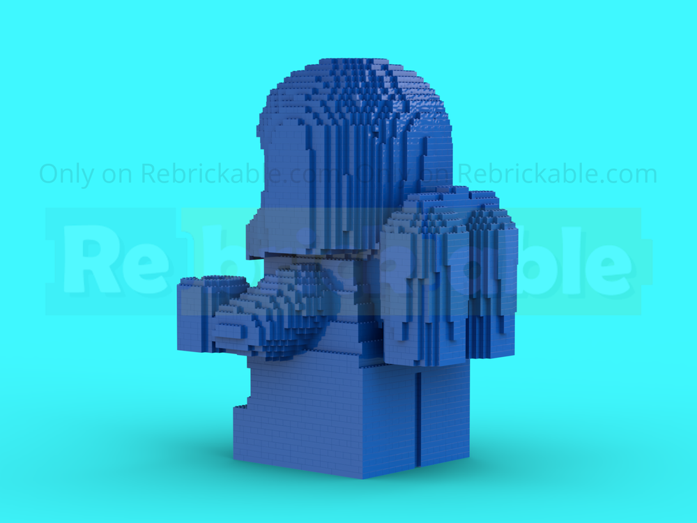 LEGO MOC-232410 Supersized Classic Blue Space Baby Sculpture by ...