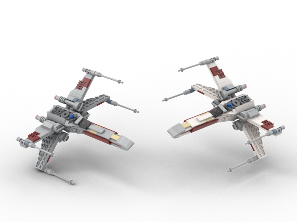 LEGO MOC X wing starfighter (Red 5) by Cornerstone Bricks | Rebrickable ...