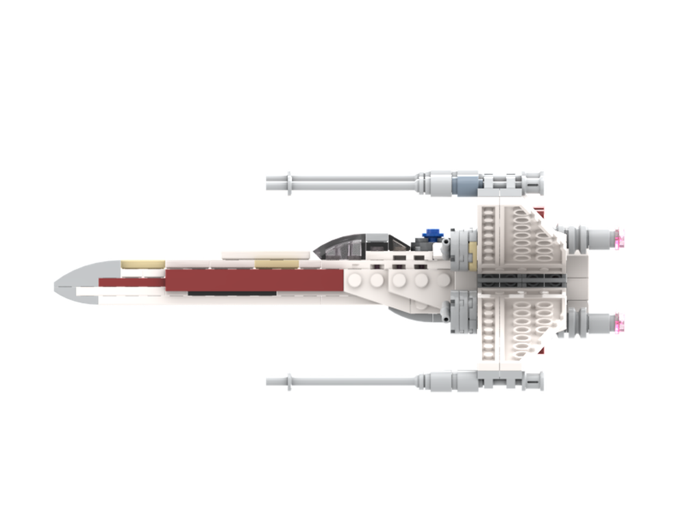 LEGO MOC X wing starfighter (Red 5) by Cornerstone Bricks | Rebrickable ...