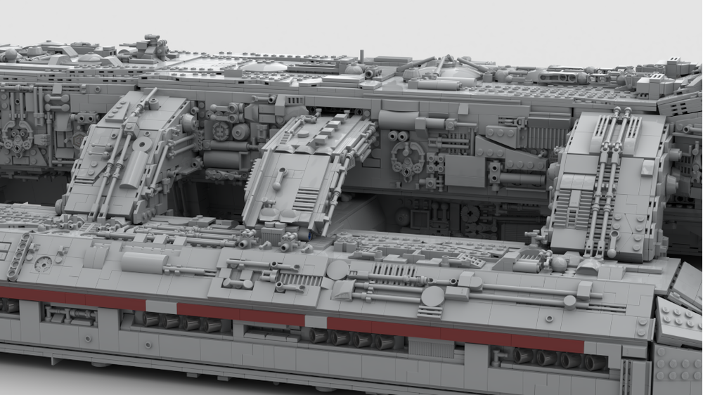 LEGO MOC Battlestar Galactica Super Scale by OnTheEdge | Rebrickable ...