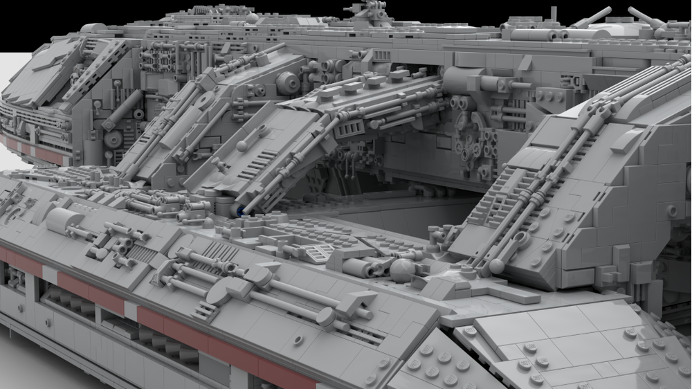 LEGO MOC Battlestar Galactica Super Scale by OnTheEdge | Rebrickable ...