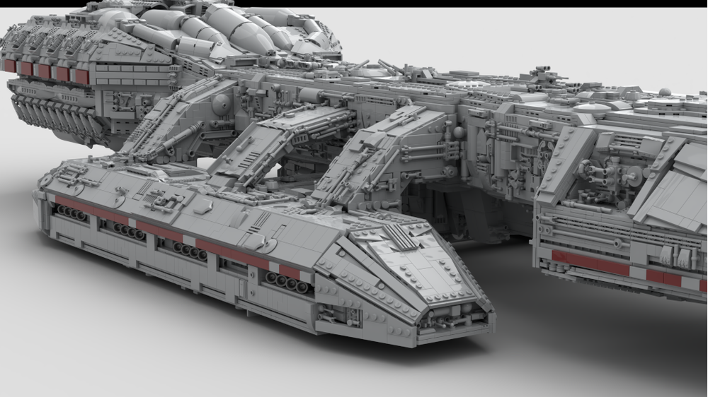 LEGO MOC Battlestar Galactica Super Scale by OnTheEdge | Rebrickable ...