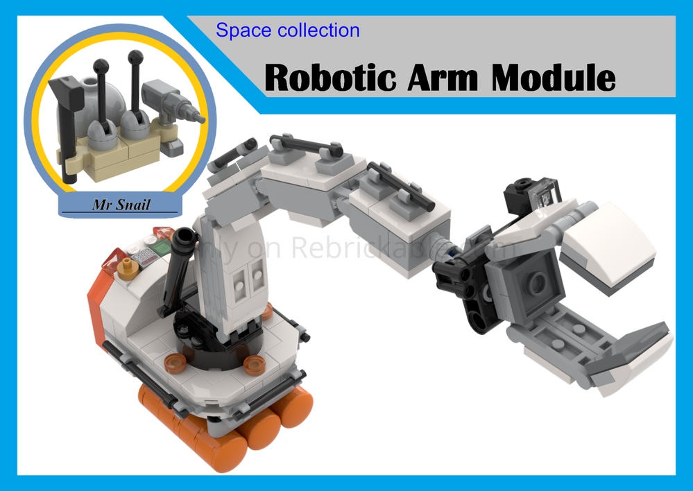 LEGO MOC Robotic arm module by Snail Designs | Rebrickable - Build with ...