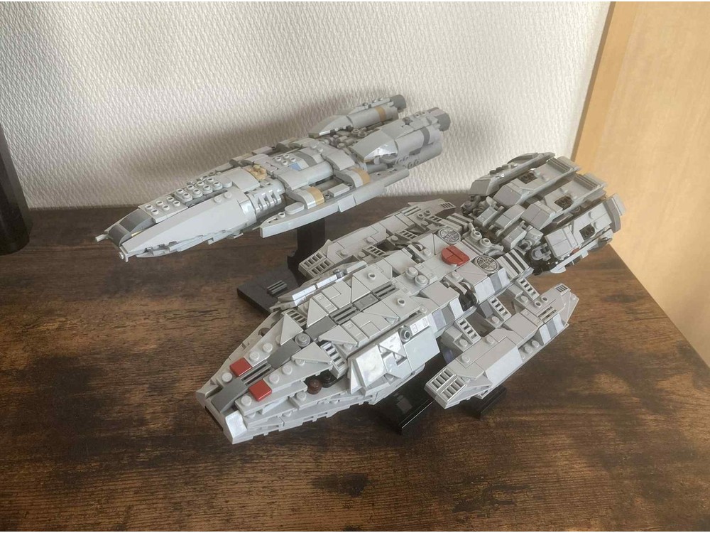 LEGO MOC-232439 2004 Battlestar Galactica and Pegasus Two Pack by ...