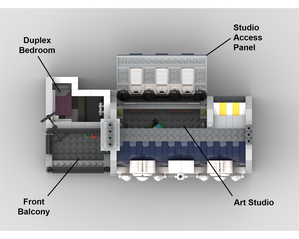 LEGO MOC-232442 Parisian Deli-Restaurant by Briquoleur | Rebrickable ...