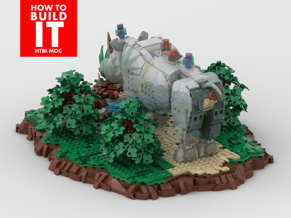 LEGO MOC Display for set 31171 Majestic Rhino + Bonus by gabizon ...