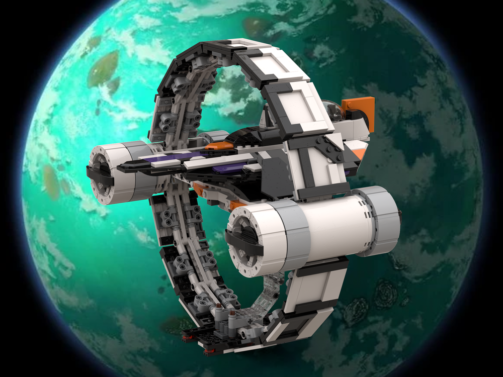 LEGO MOC Knight Mor's Delta-7B Aethersprite-class Starfighter & Syliure ...