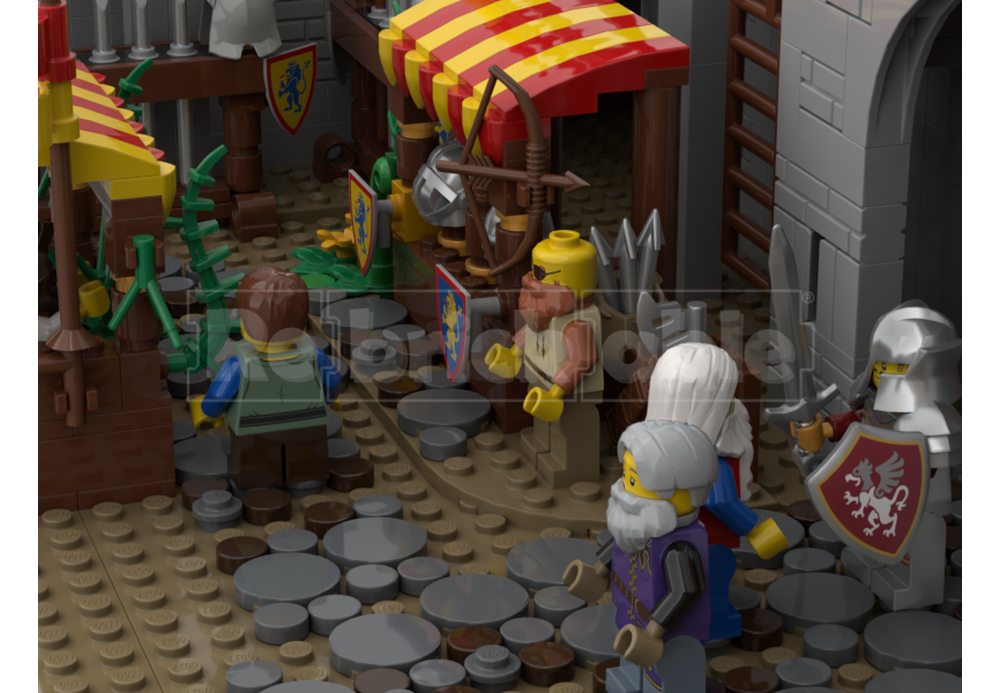 LEGO MOC-232451 Modular Castle part one by King Arthur | Rebrickable ...