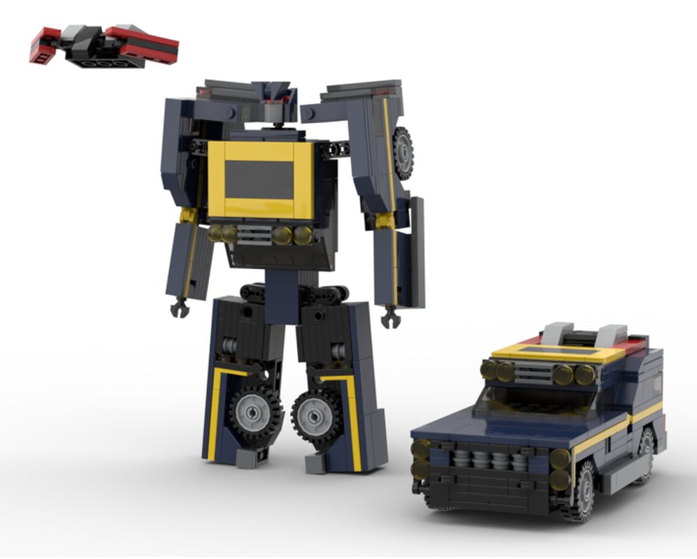 LEGO MOC Lego Transformer- Soundwave and Laserbeak by TheScholarlyFool ...