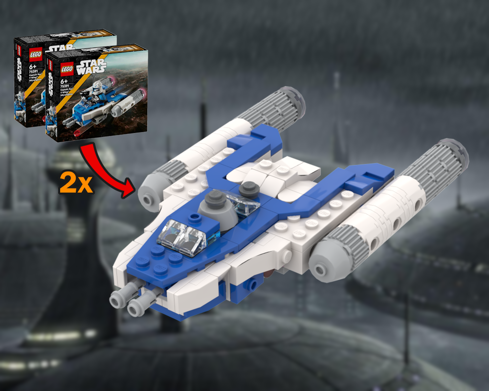 LEGO MOC-232464 Midi Scale Rex's Y Wing - Alternate Build of 2x 75391 ...
