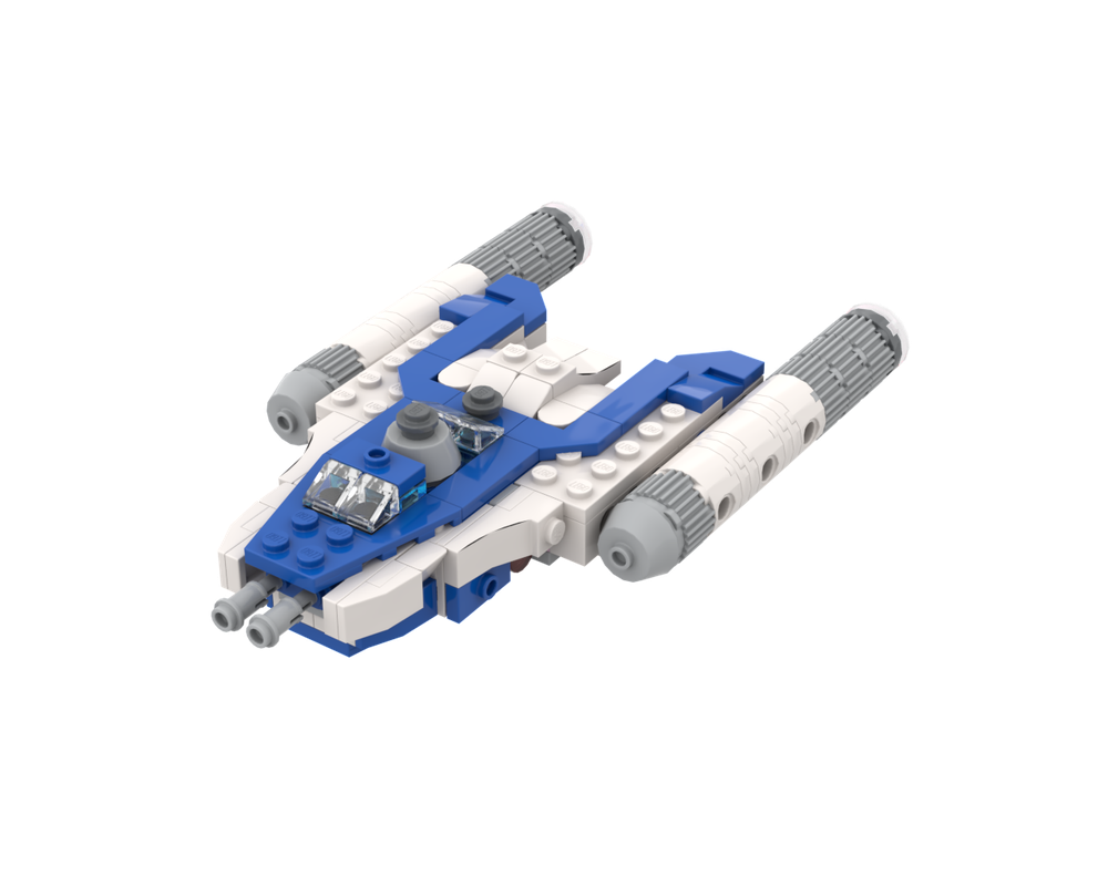 LEGO MOC-232464 Midi Scale Rex's Y Wing - Alternate Build of 2x 75391 ...