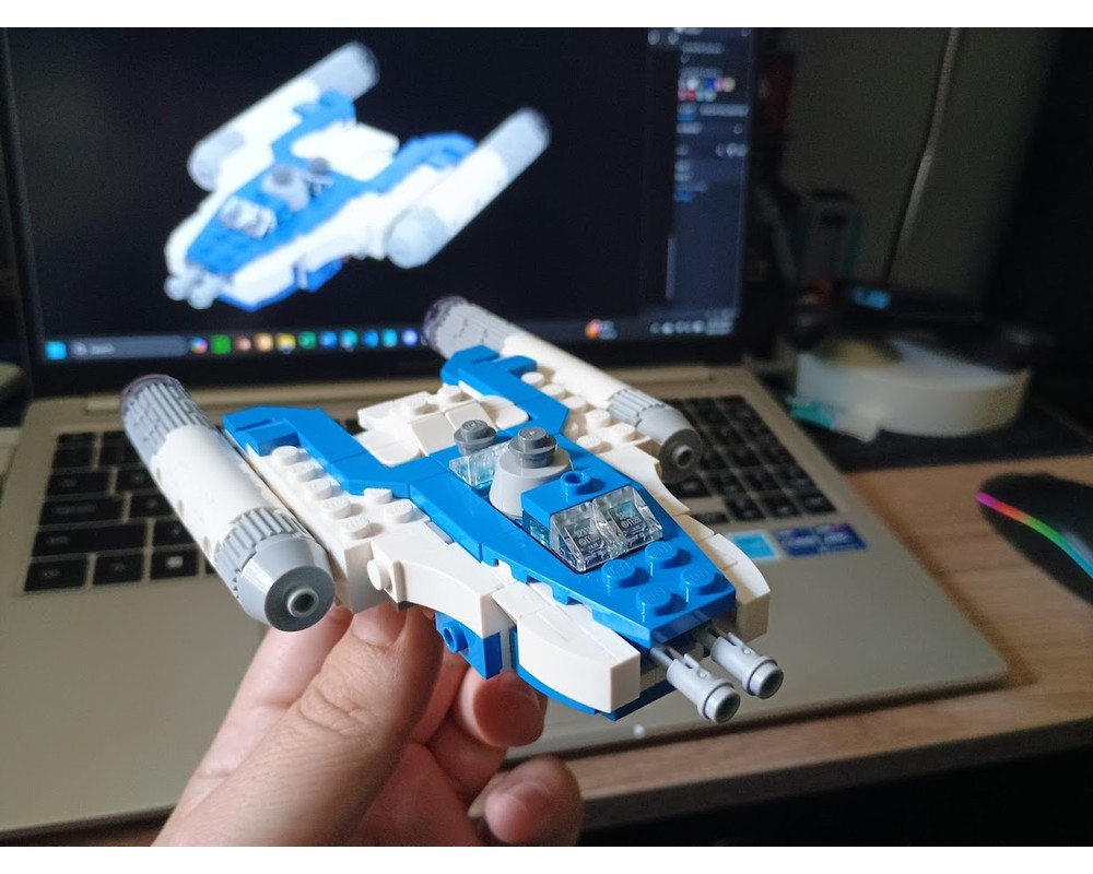 LEGO MOC-232464 Midi Scale Rex's Y Wing - Alternate Build of 2x 75391 ...