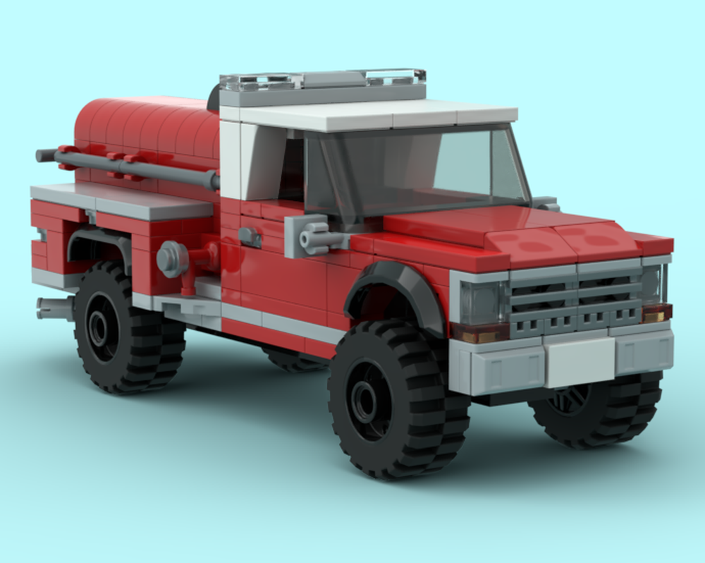 LEGO MOC-232476 Fire Chief's Truck by BigTrainBricks | Rebrickable ...