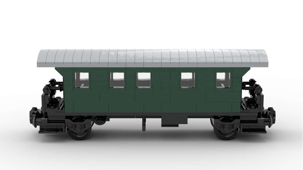 LEGO MOC Train Passenger Coach for Steam Engines "Donnerbüchse" by ...