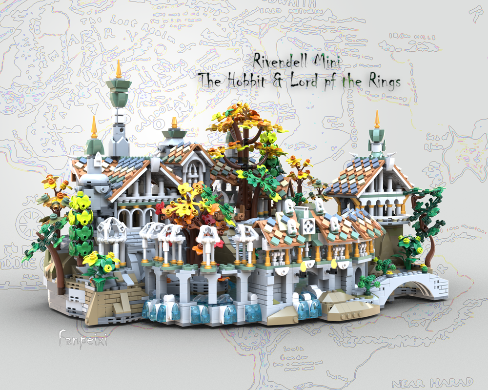 LEGO MOC Rivendell Mini Twilight Valley by Fanpeixi | Rebrickable ...
