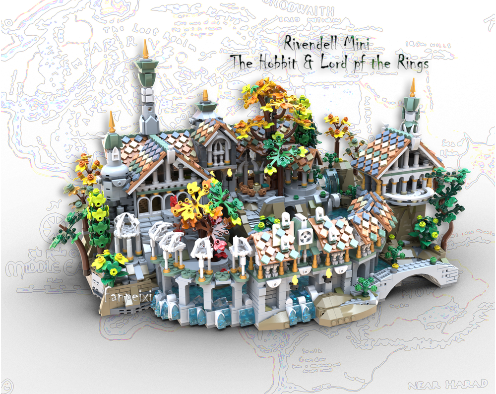 LEGO MOC-232501 Rivendell Mini Twilight Valley by Fanpeixi ...