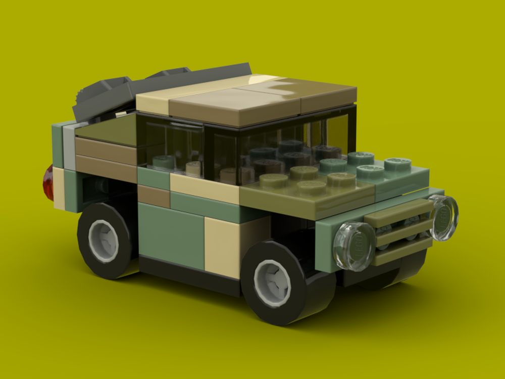 LEGO MOC Mini Humvee by ConeLord | Rebrickable - Build with LEGO