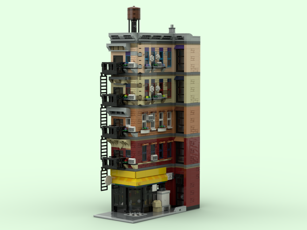 LEGO MOC-232505 The Spider-verse Apartment Complex by Kuragari1 ...